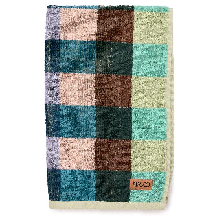 Buy the Woodlands Tartan Terry Hand Towel Online | VAVOOM