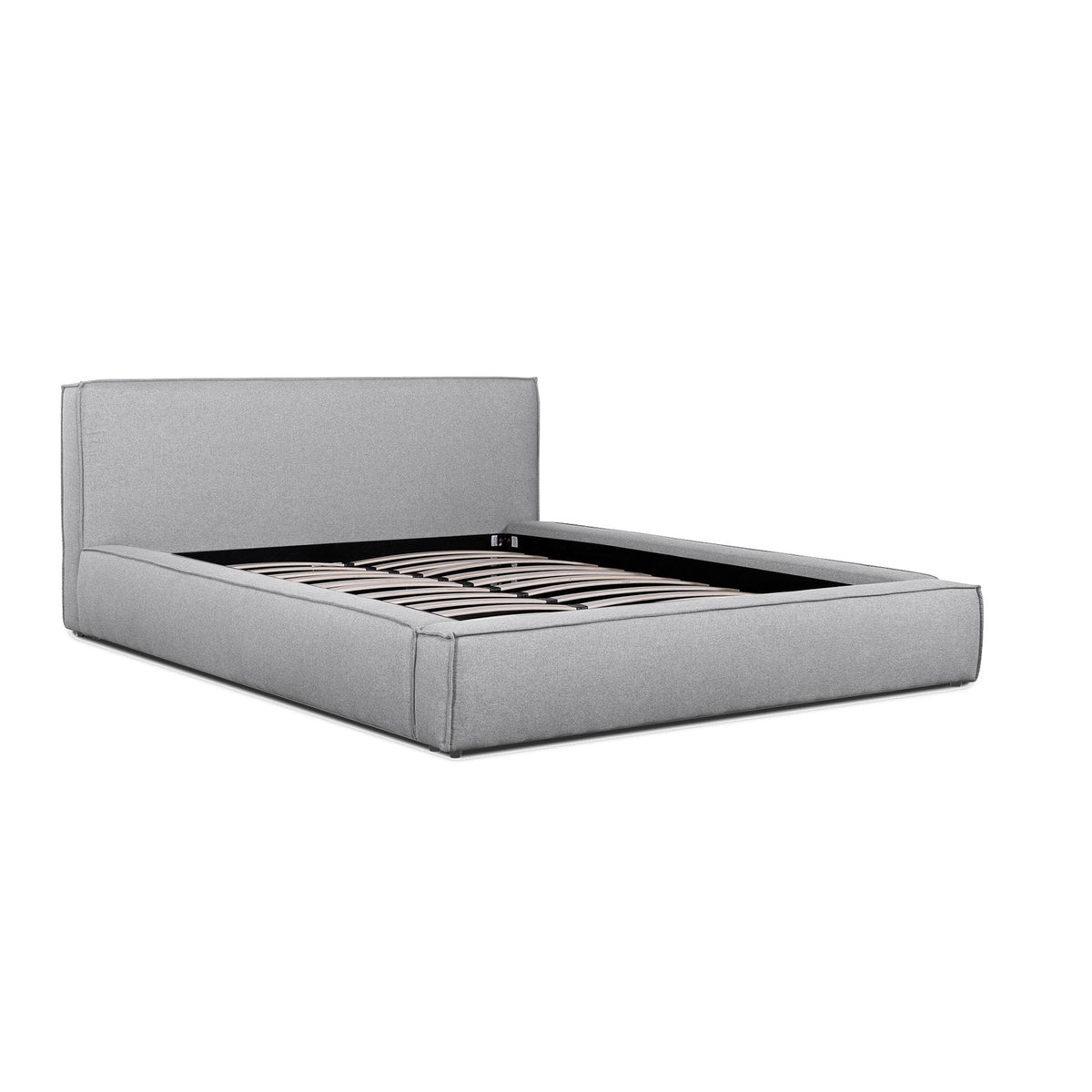 BUY THE Wayne Bed Frame In Pearl Grey Fabric ONLINE | VAVOOM